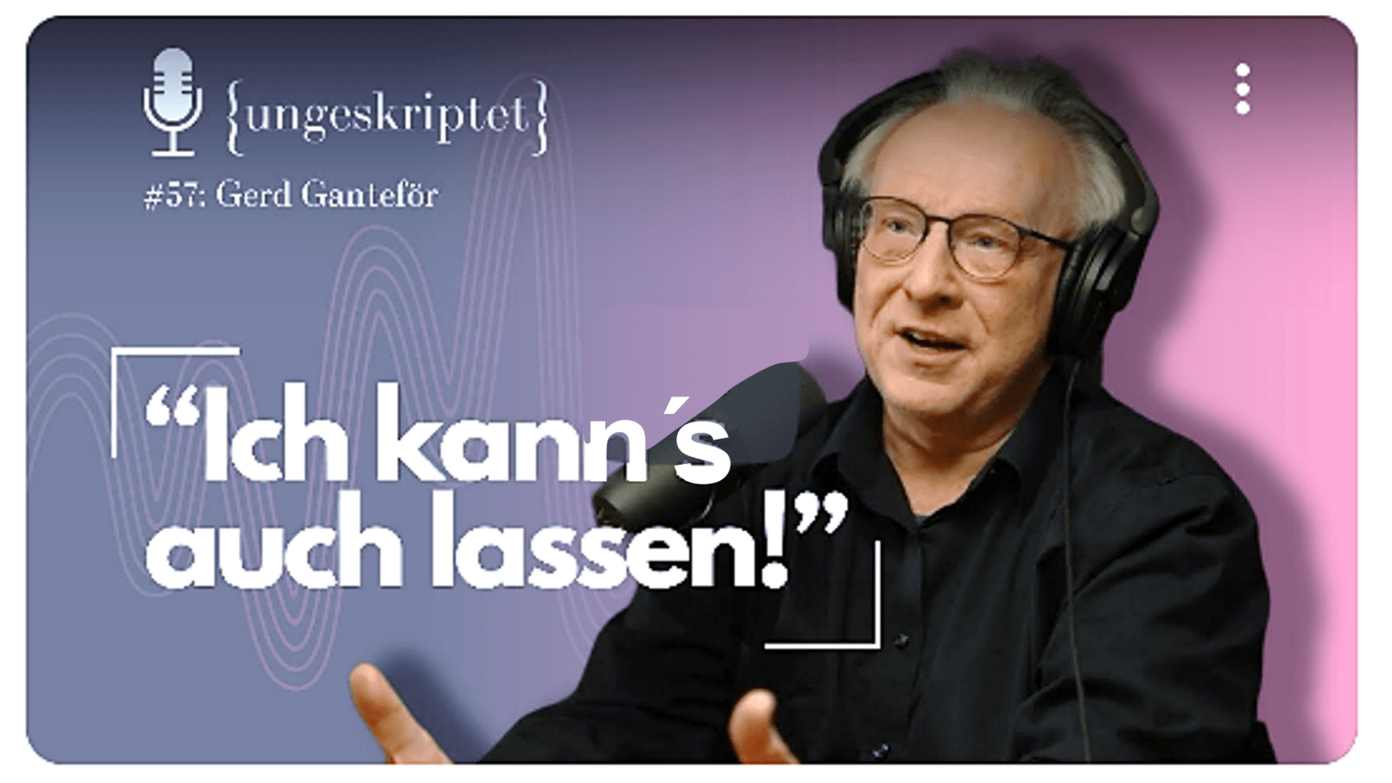 Zu Gast bei Martin Esser in Zeitblende - Gerd Ganteför